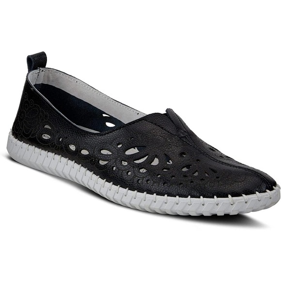 Spring Step | Shoes | Spring Step Mirtha Leather Slipon Loafers Black ...